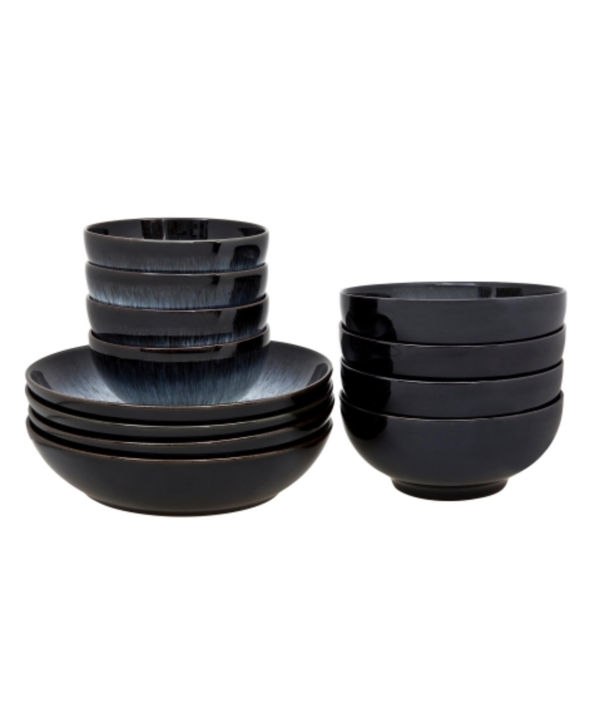 Click here for Denby Halo 12-Pc. Double Bowl Dinnerware Set  Serv... prices