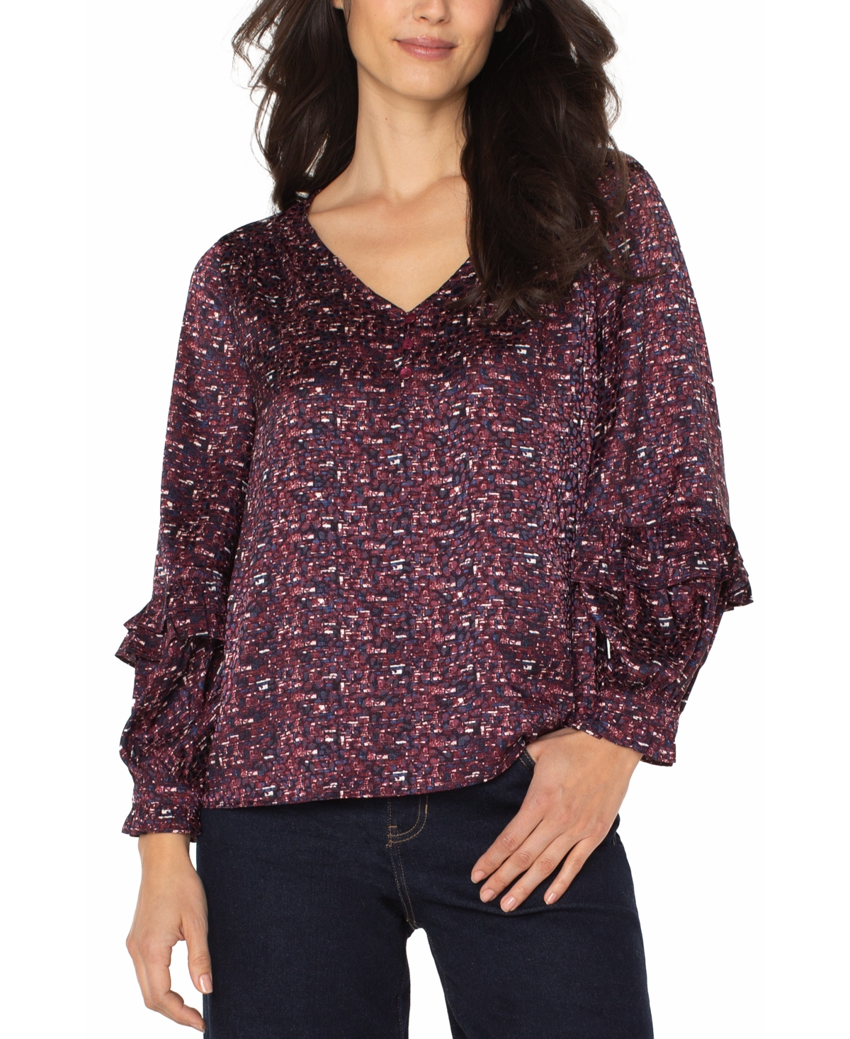 Click here for Liverpool Los Angeles Womens Ruffle Detail Long Sl... prices