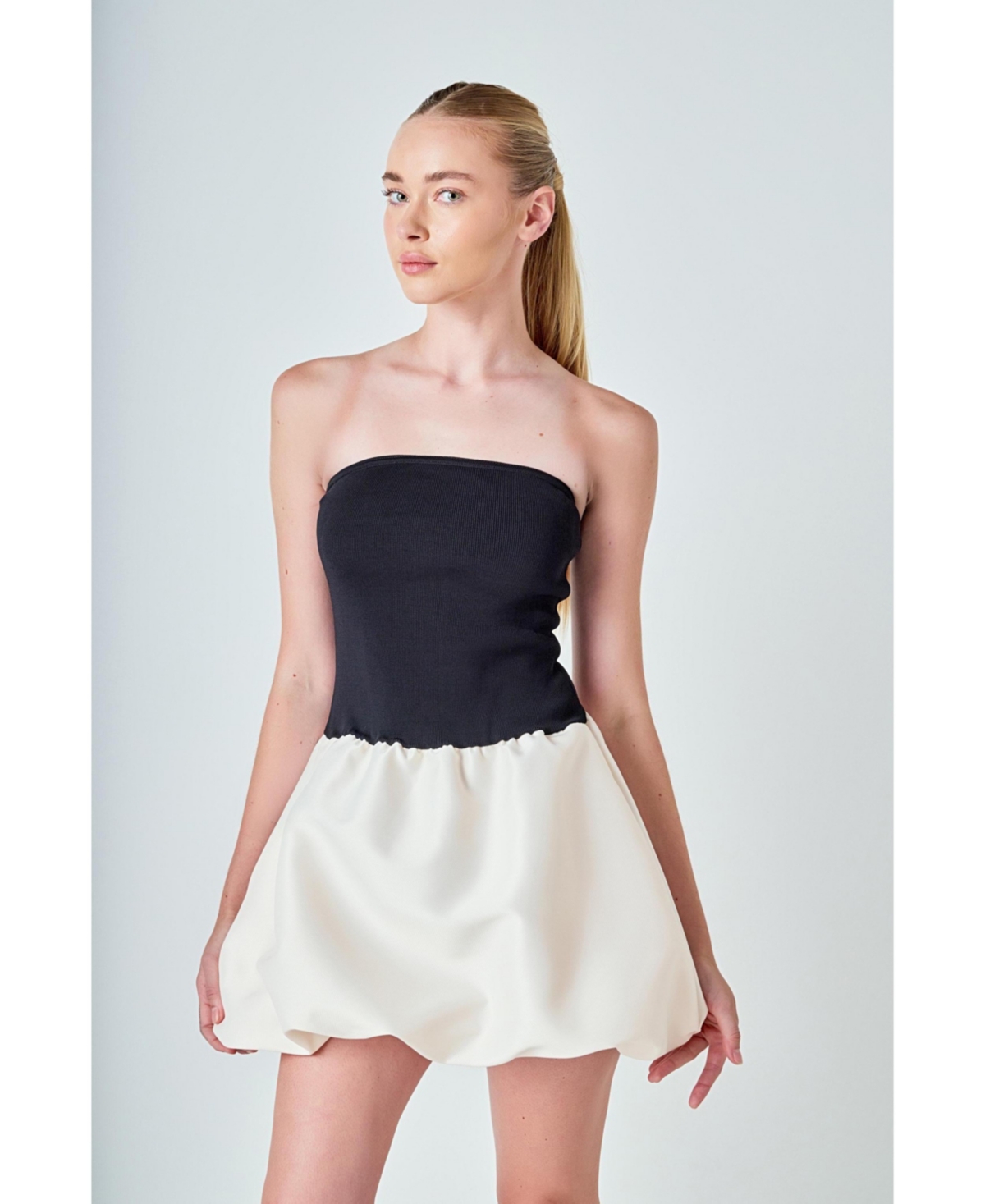 Click here for endless rose Womens Strapless Voluminous MIni Dres... prices