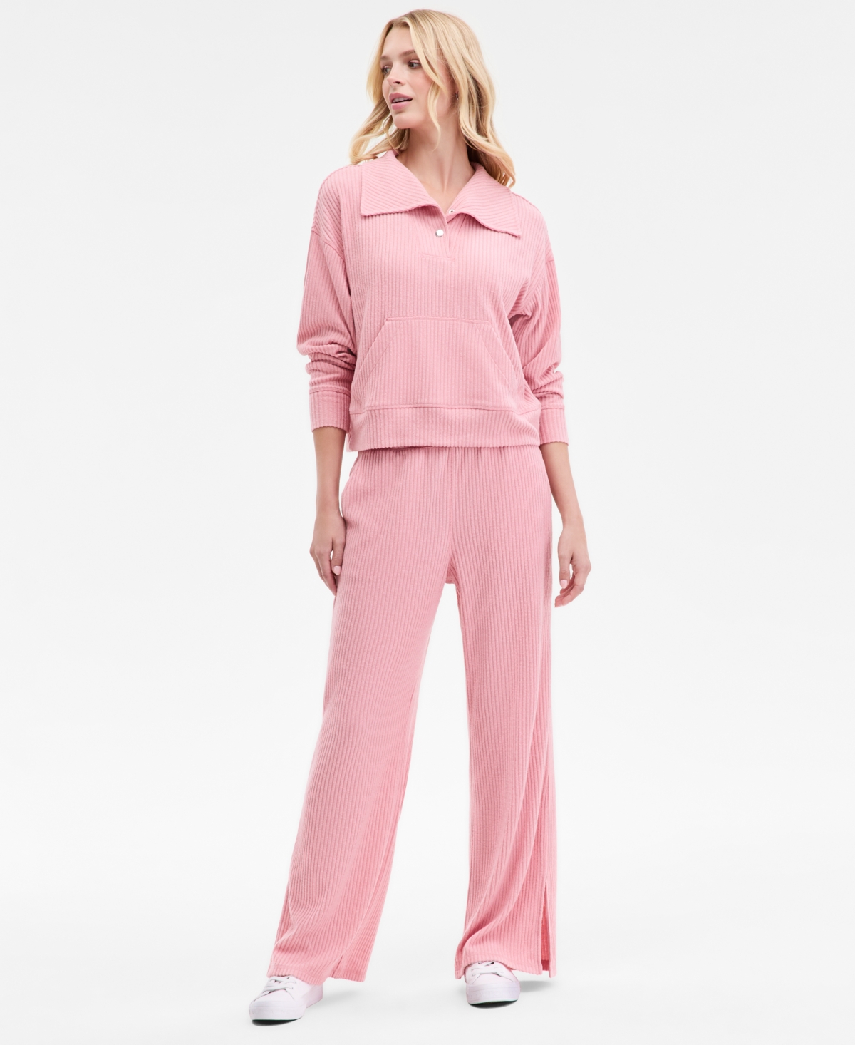 Click here for Nautica Jeans Womens Bib-Collar Ribbed Sweatshirt... prices