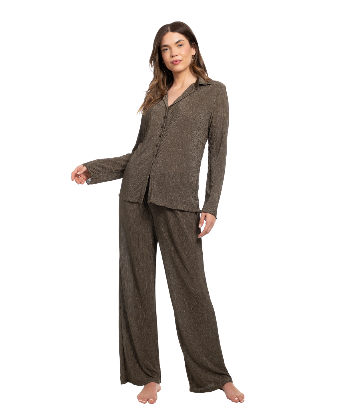 Click here for Midnight Bakery Womens 2-Piece Long Sleeves Top an... prices