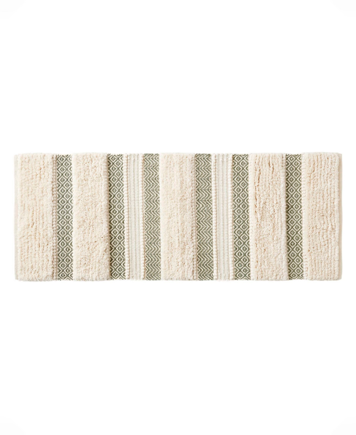 Click here for Ink+Ivy Asher Woven Texture Stripe Bath Rug  22 x... prices