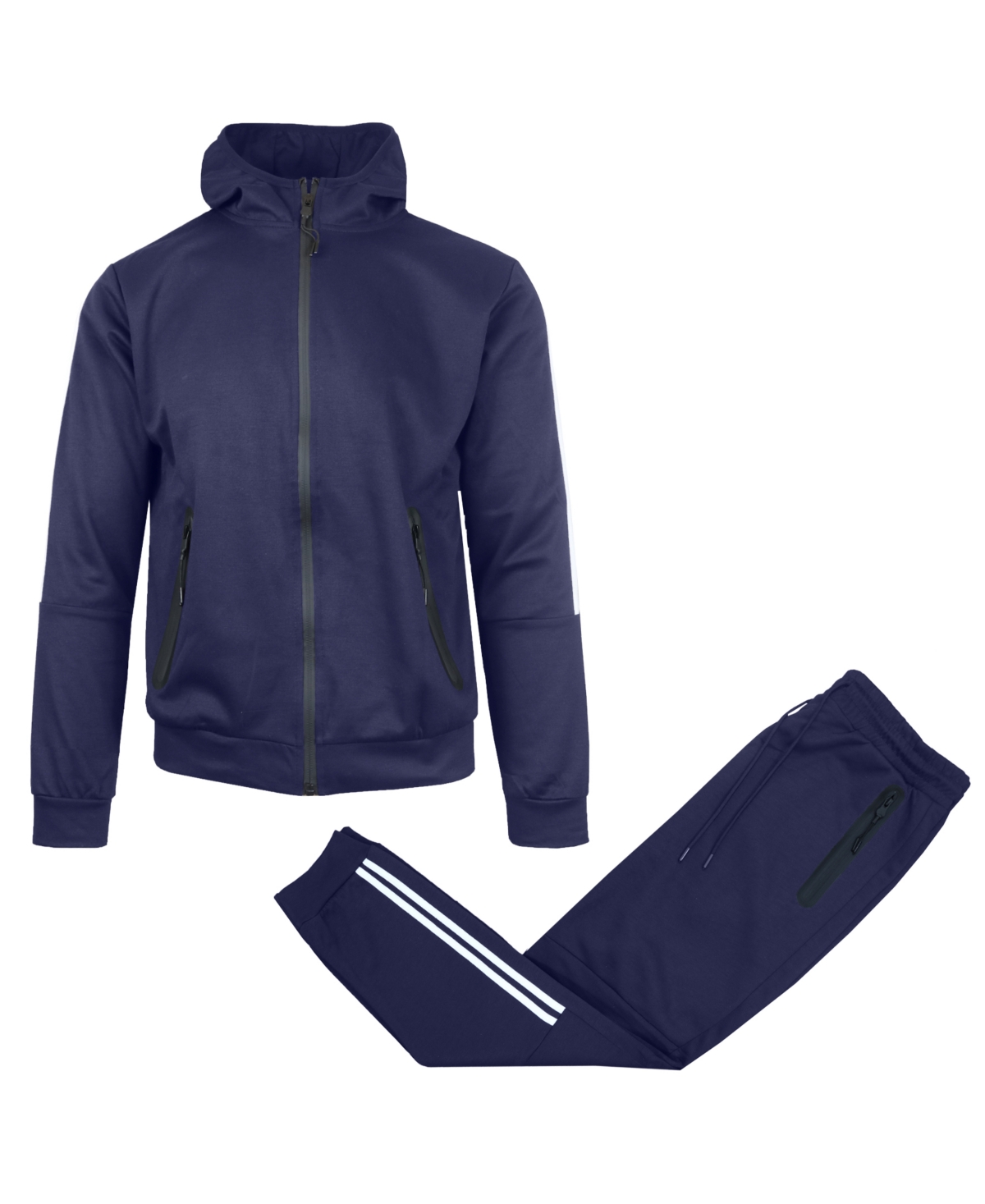 Click here for Galaxy By Harvic Mens 2-Piece Full-Zip Hoodie and... prices