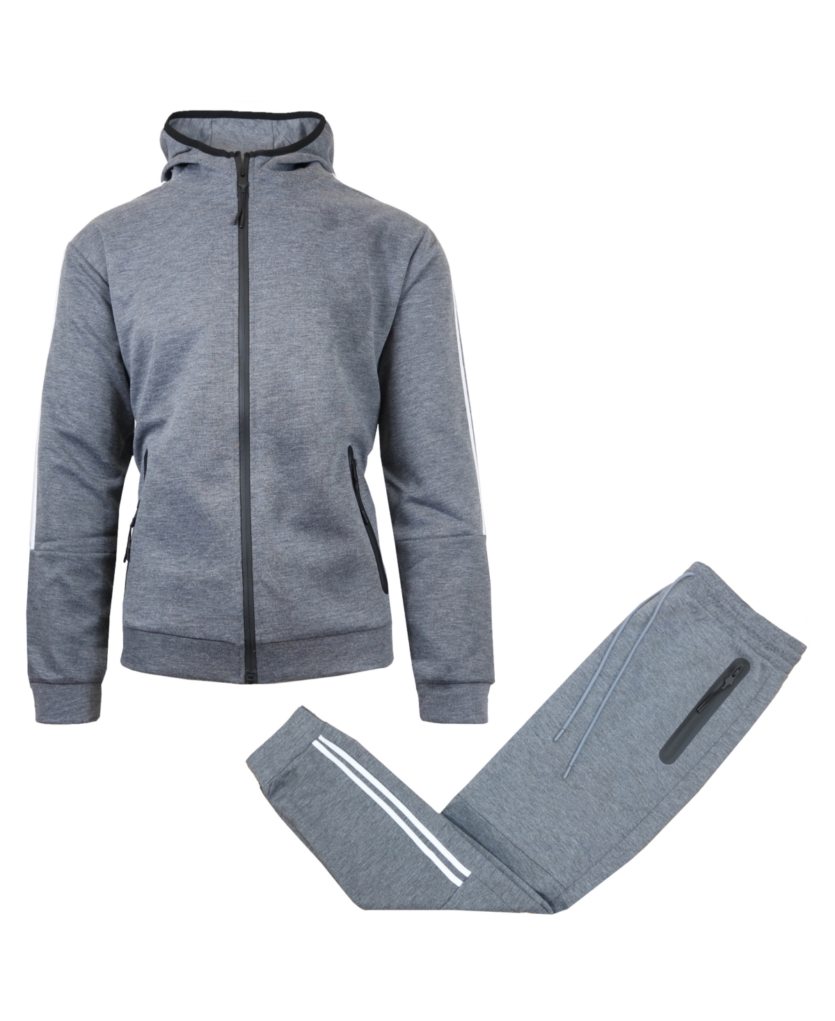 Click here for Galaxy By Harvic Mens 2-Piece Full-Zip Hoodie and... prices