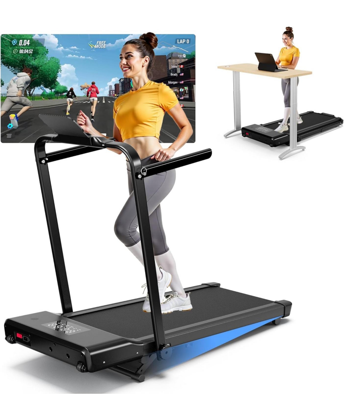 Click here for DeerRun 3-in-1 treadmill w/ handlebar. 300LB cap... prices