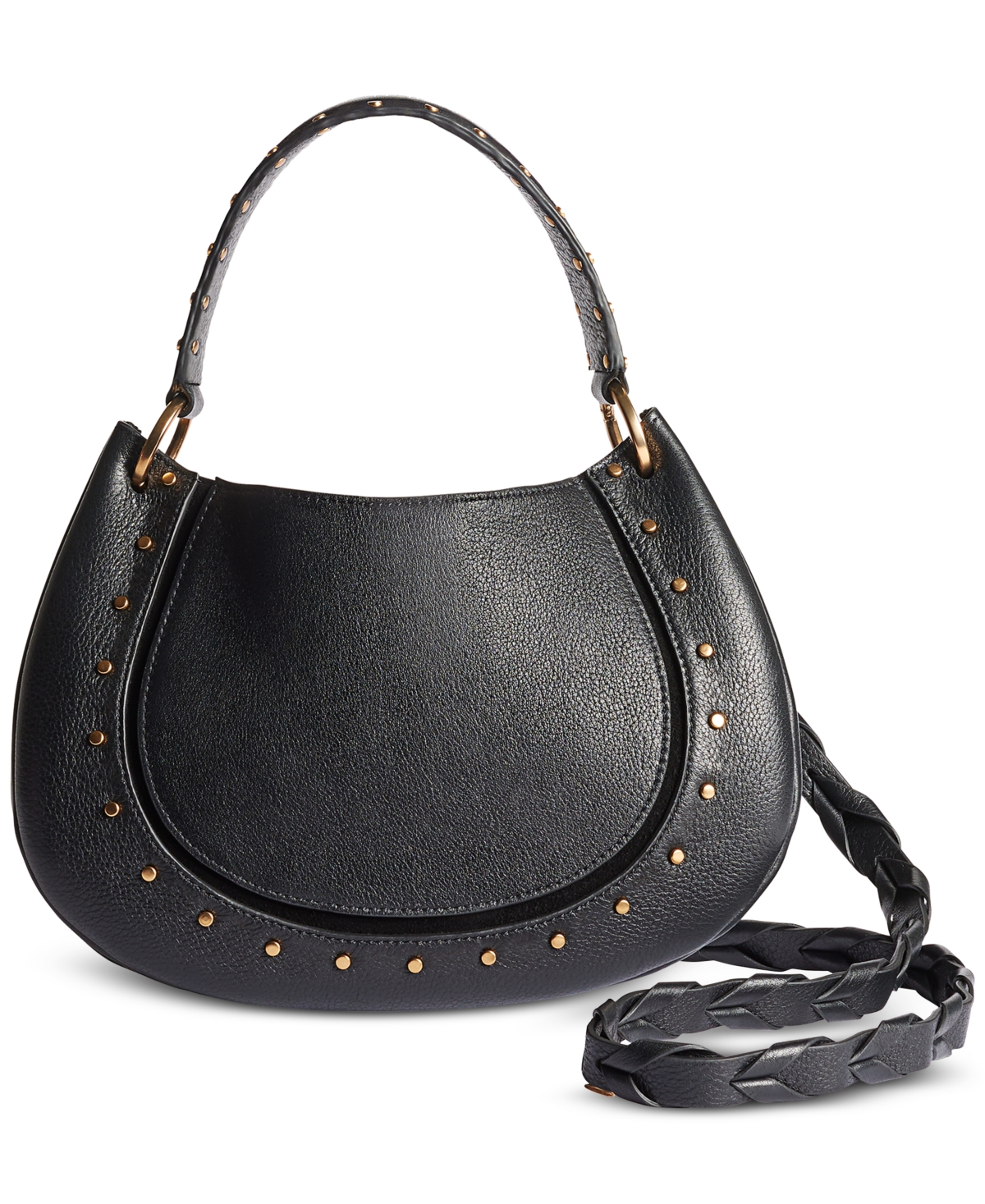 Click here for Sam Edelman Wyatt Small Convertible Hobo Bag - Bla... prices