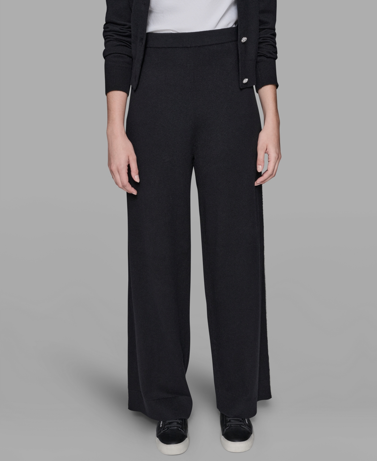 Click here for Karl Lagerfeld Paris Womens Embellished Pull-On Pa... prices