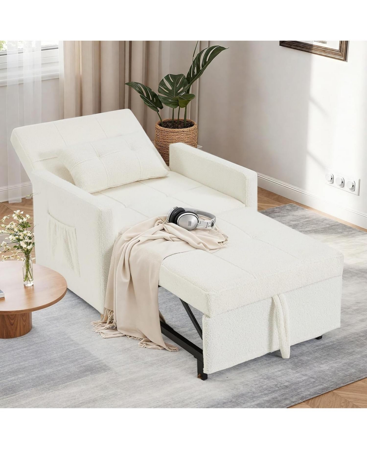 Click here for Aecojoy 31.5 Sleeper Chair  Convertible Chair Bed... prices