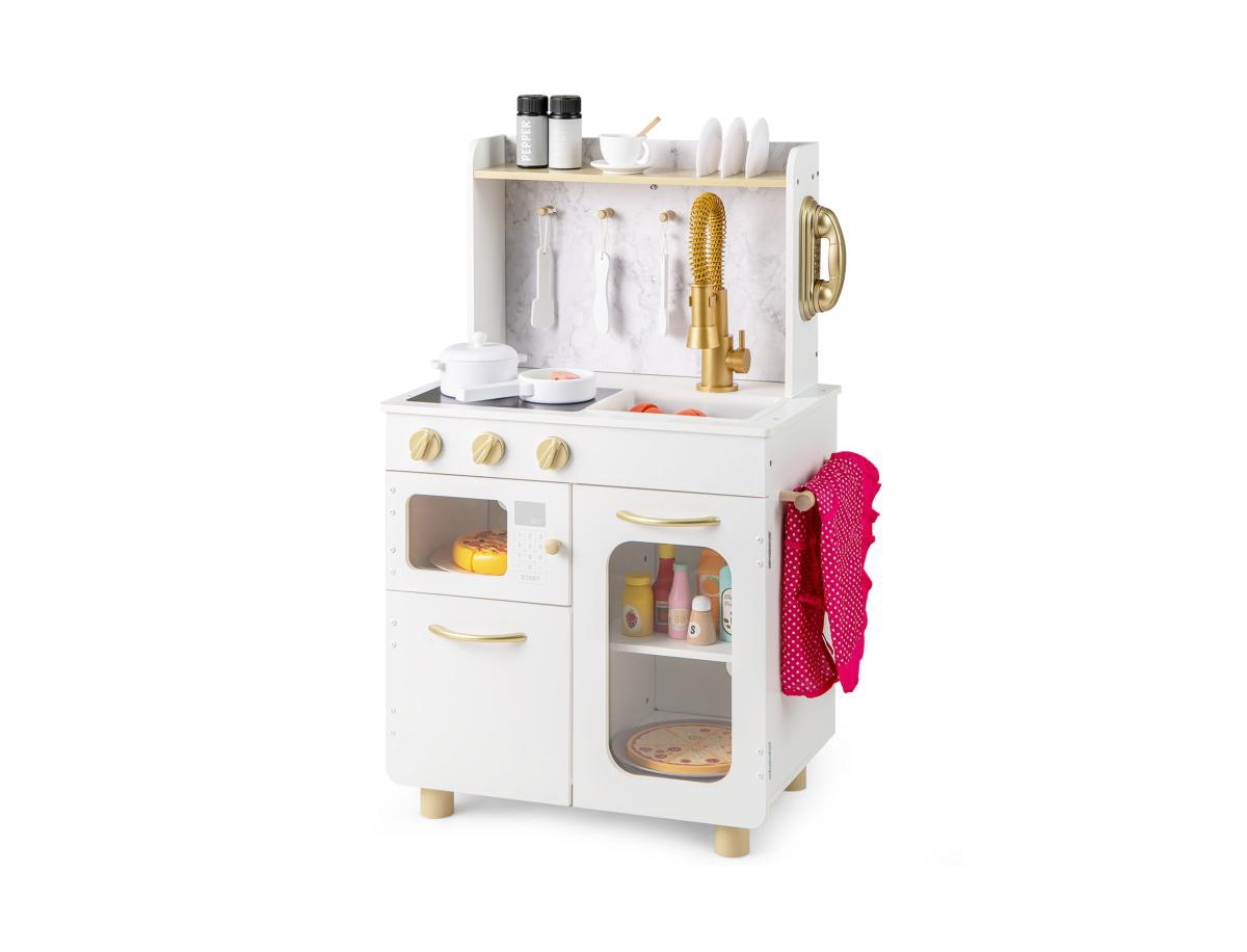 Click here for Akiudex Wooden Pretend Play Kitchen Set with Sink... prices