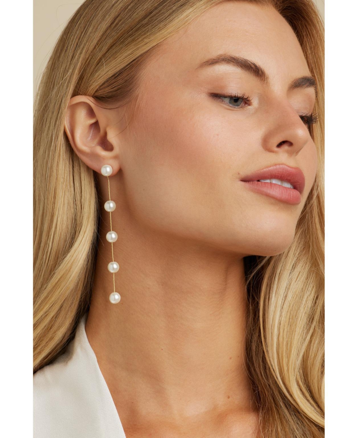 Click here for Untamed Petals Harper Pearl Drop Earrings - Gold prices