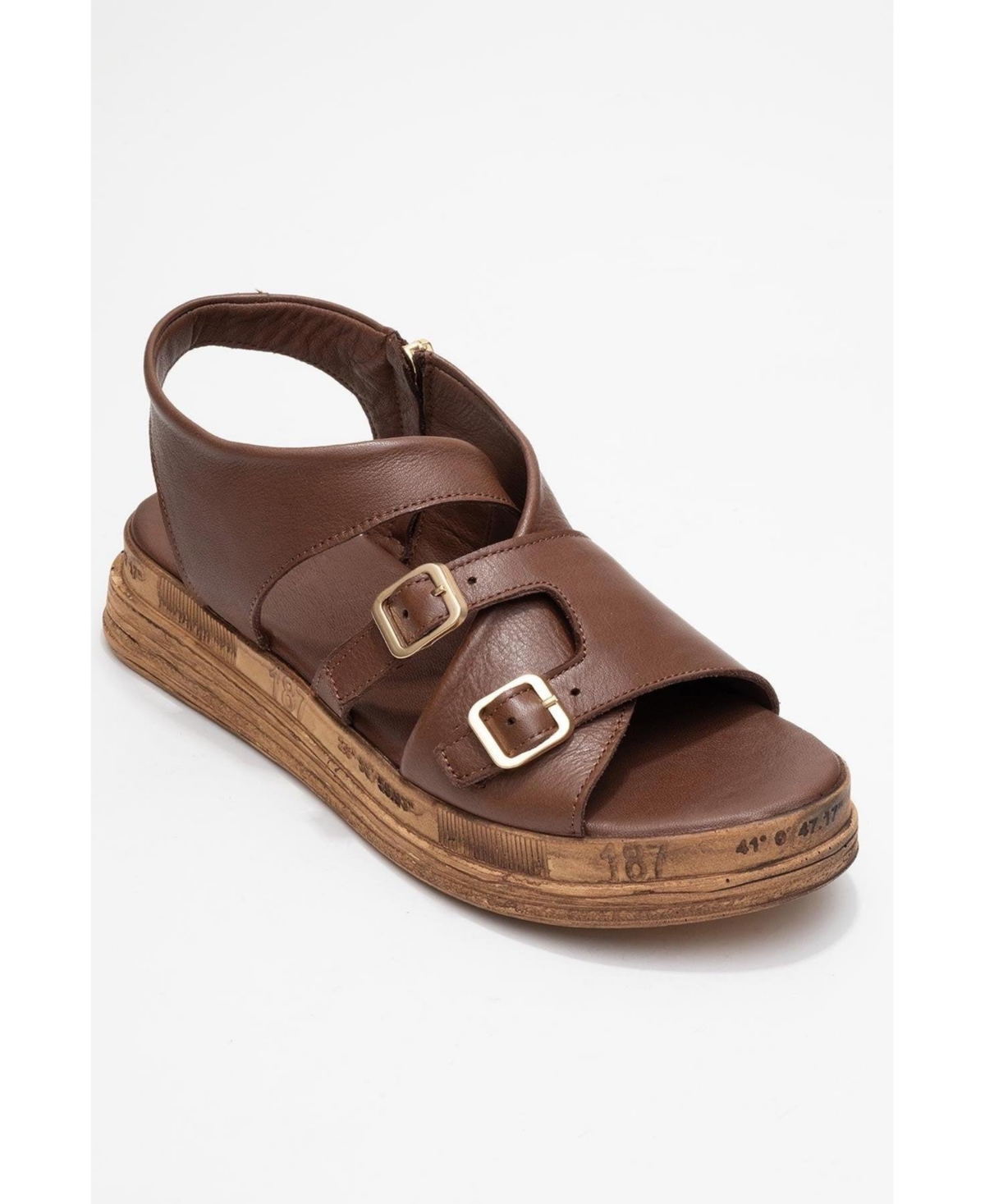 Click here for Forever & Always Shoes Levine Leather Buckled Side... prices