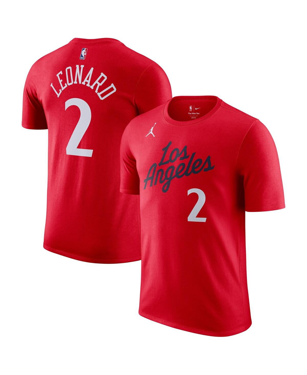 Click here for Jordan Mens Kawhi Leonard Red La Clippers Statemen... prices