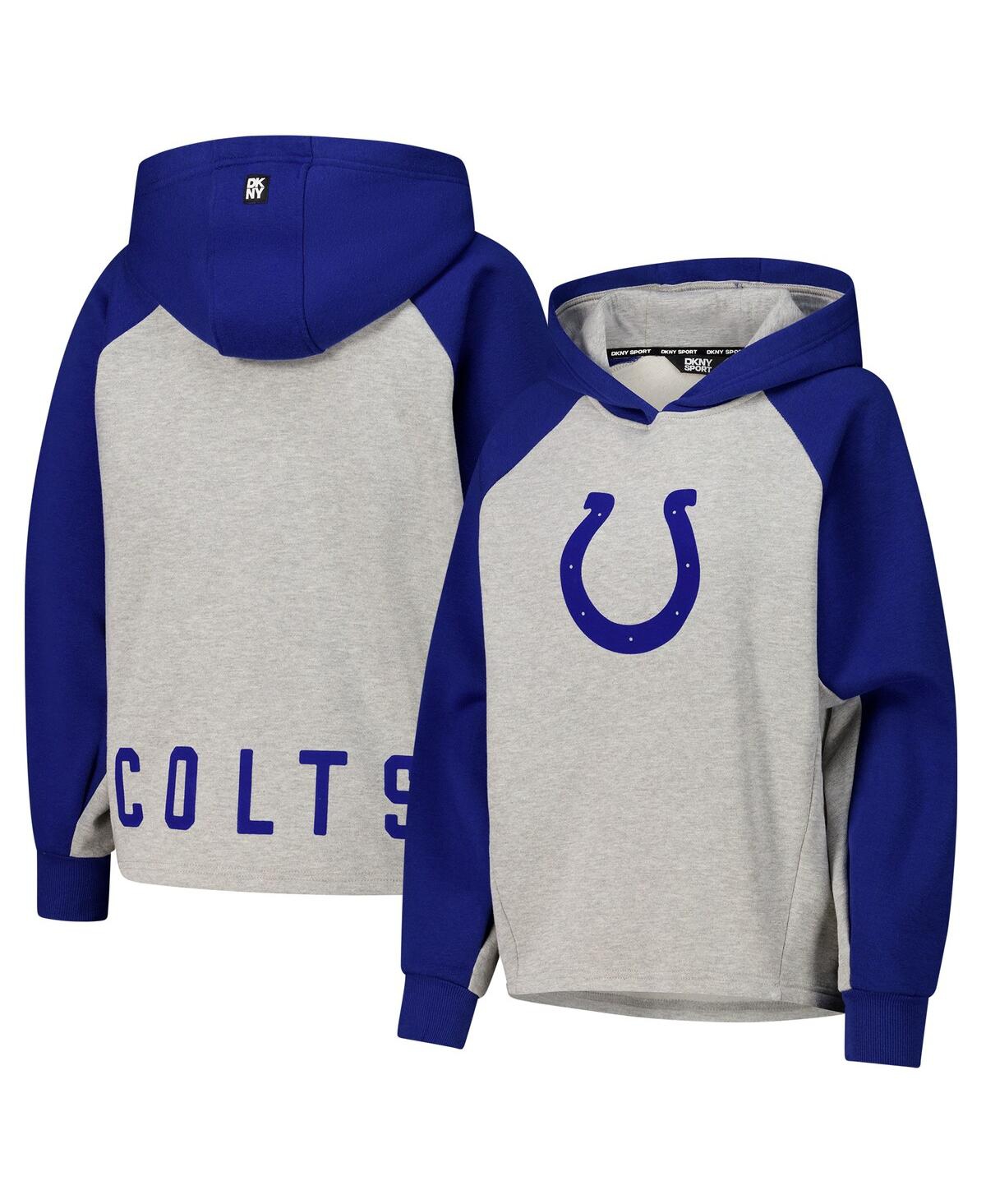 Click here for Dkny Womens Gray/Royal Indianapolis Colts Joy Crop... prices