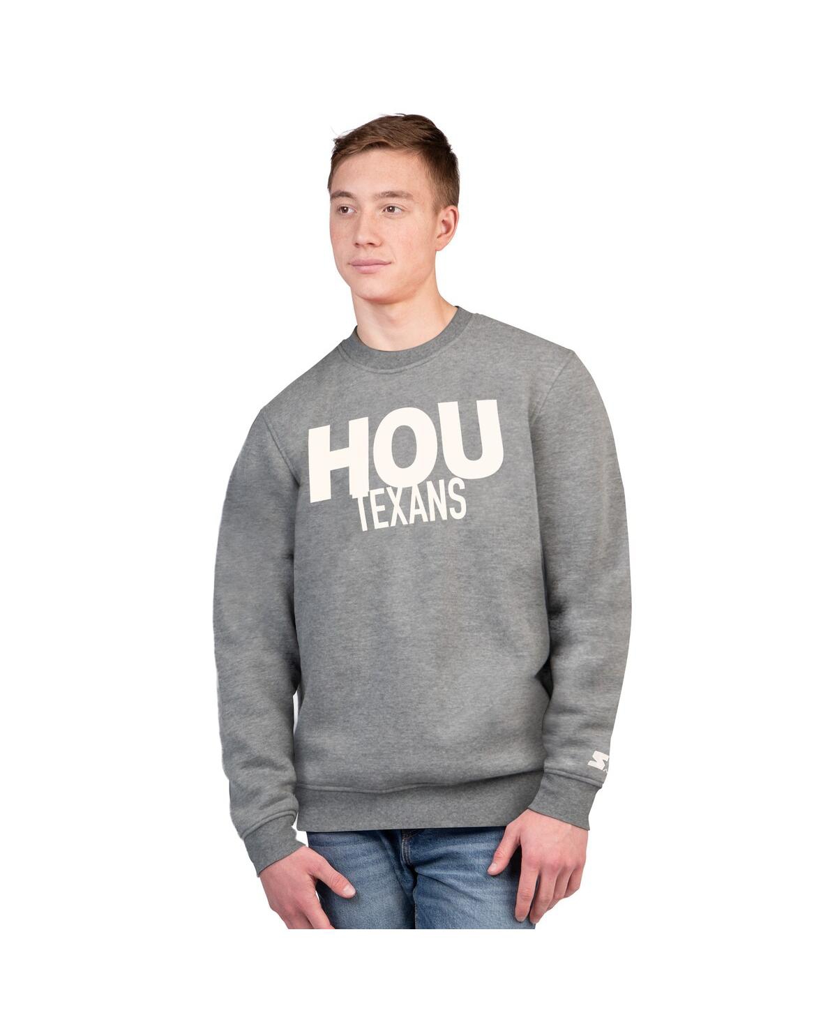 Click here for Starter Mens Charcoal Houston Texans Assist Fleece... prices