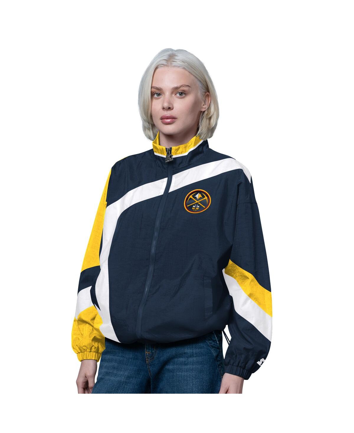 Click here for Starter Womens Navy/Gold Denver Nuggets 1st Quarte... prices