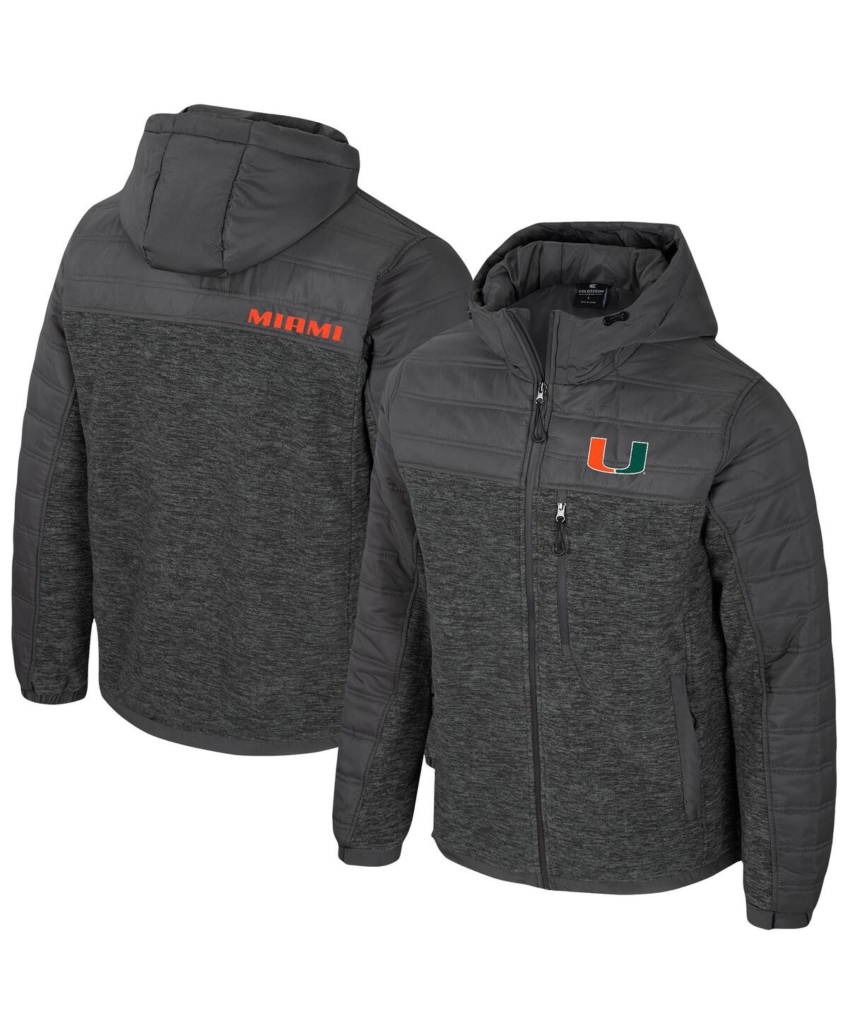 Click here for Colosseum Mens Charcoal Miami Hurricanes Nightman... prices