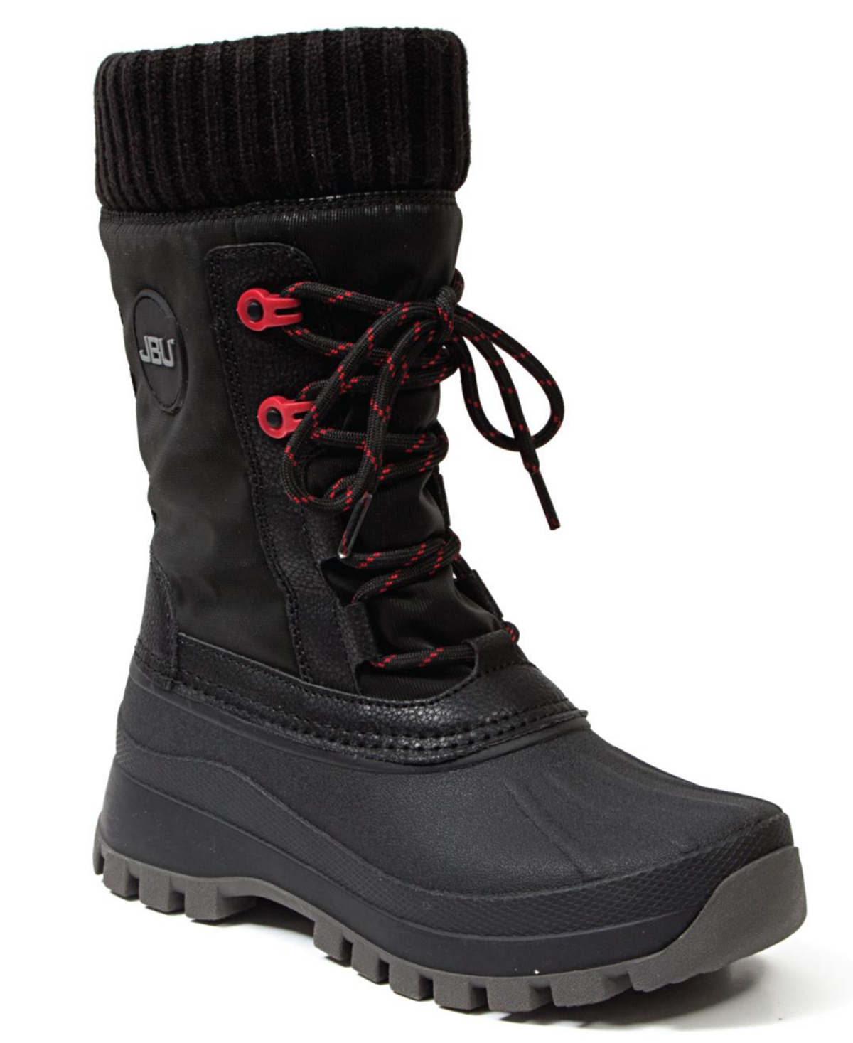 Click here for Jbu Womens Fayth Lace Up Boots - Black prices