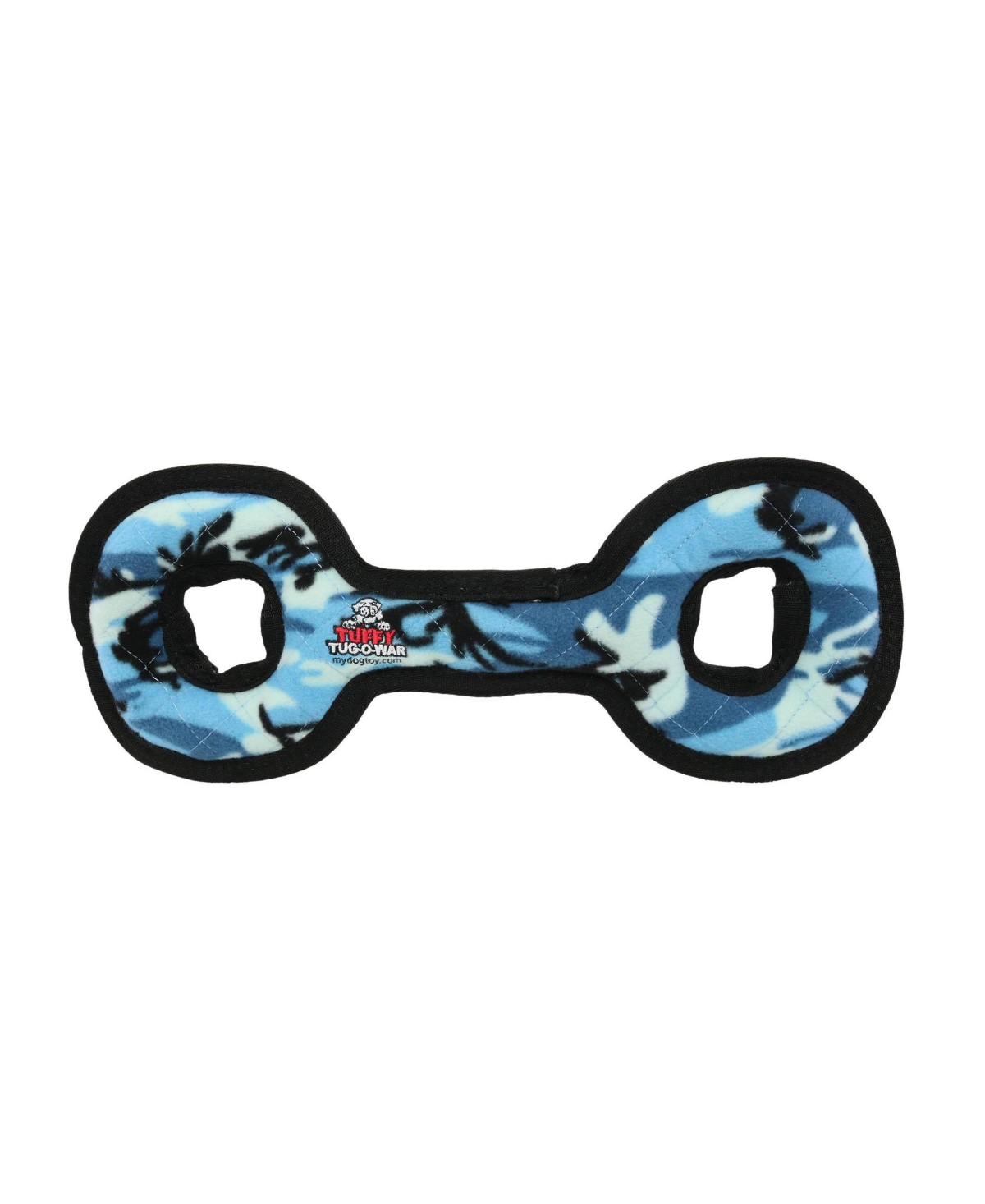 Click here for Tuffy Medium Tug-o-War Camo Blue  Durable Plush Sq... prices