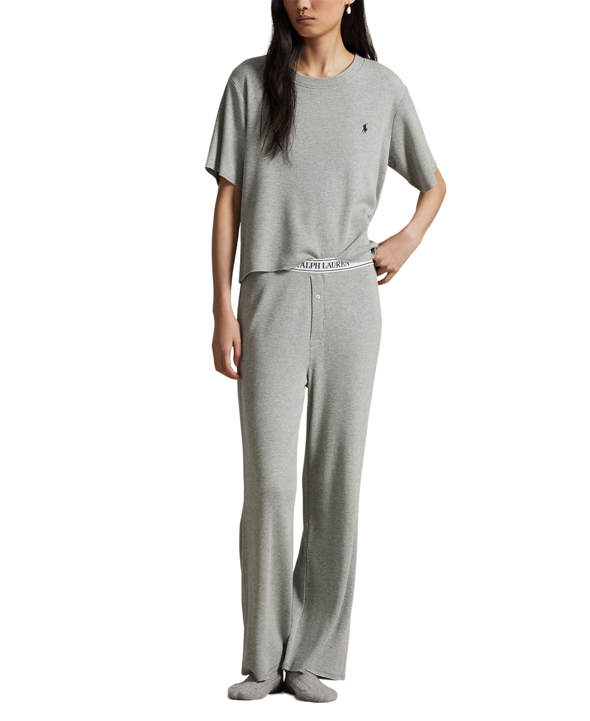 Click here for Polo Ralph Lauren Womens 2-Piece Short Sleeves Top... prices