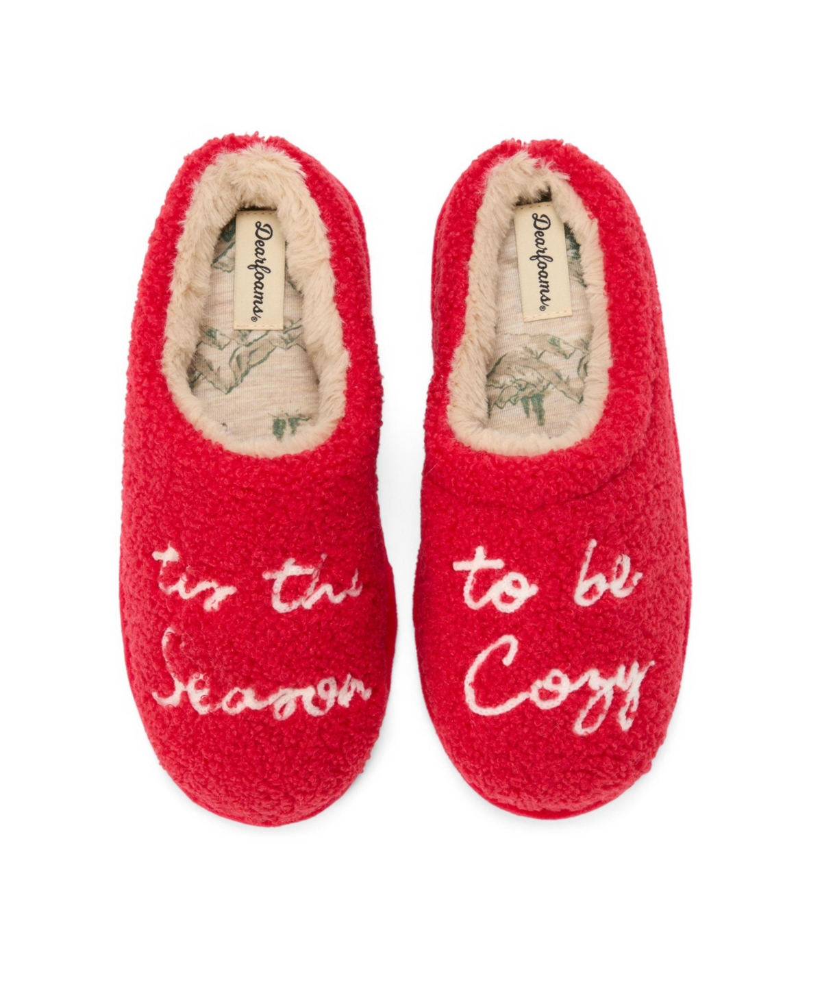 Click here for Dearfoams Womens Holiday Novelty Embroidered Cozy... prices