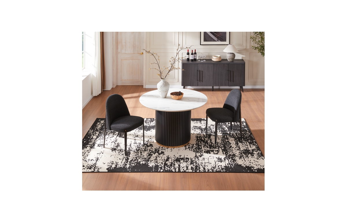Click here for Morden Fort Minimalist 3-Piece Faux Marble Round T... prices