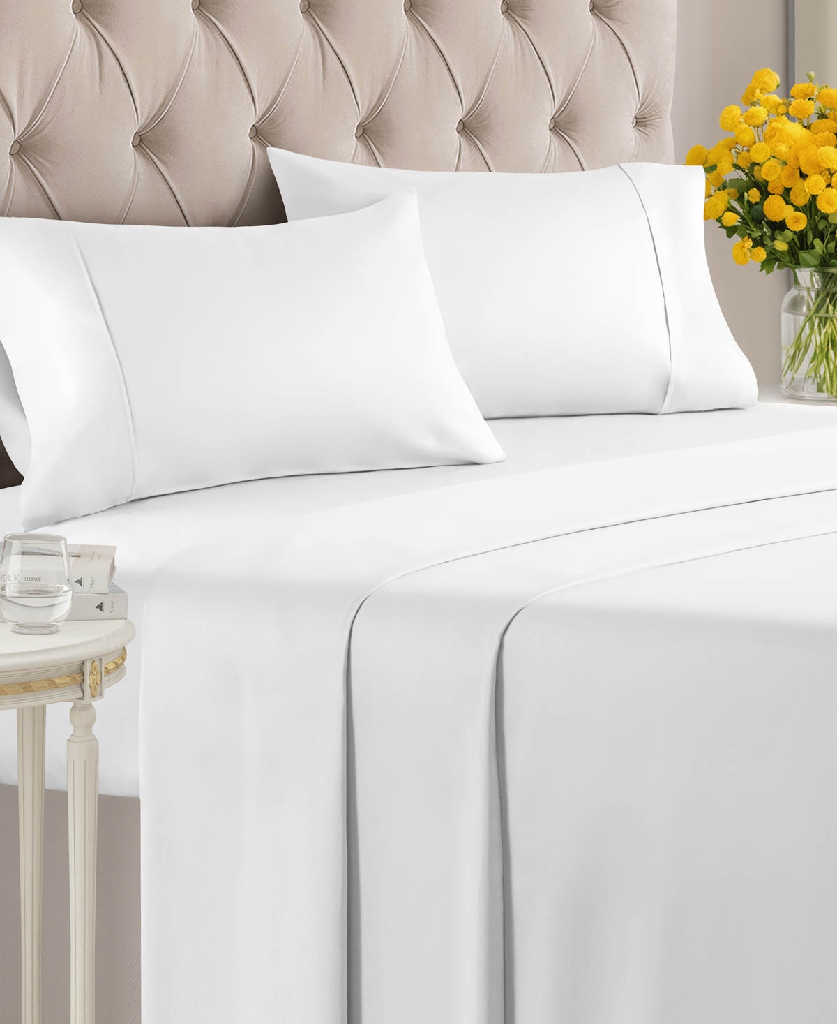 Click here for 4 Piece 100 Cotton 400 Thread Count Sheet Set - Ca... prices