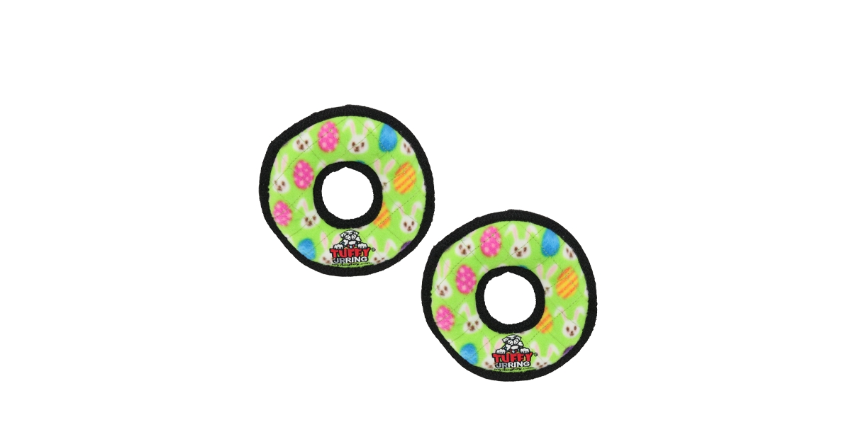 Click here for Tuffy Holiday Jr Ring Egg 2 Pack   Durable Plush S... prices