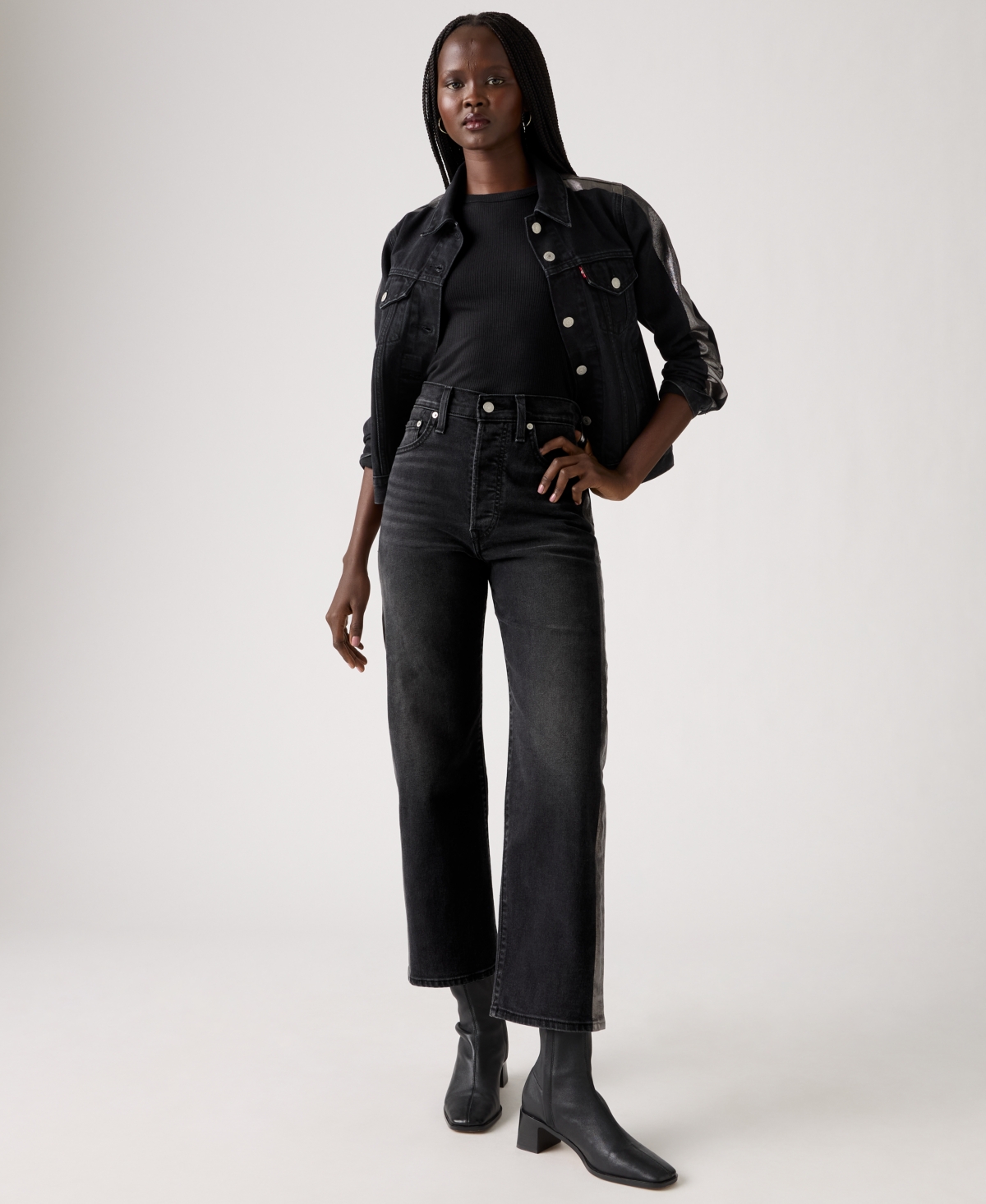 Click here for Levis Womens Ribcage High Rise Straight Ankle Jean... prices