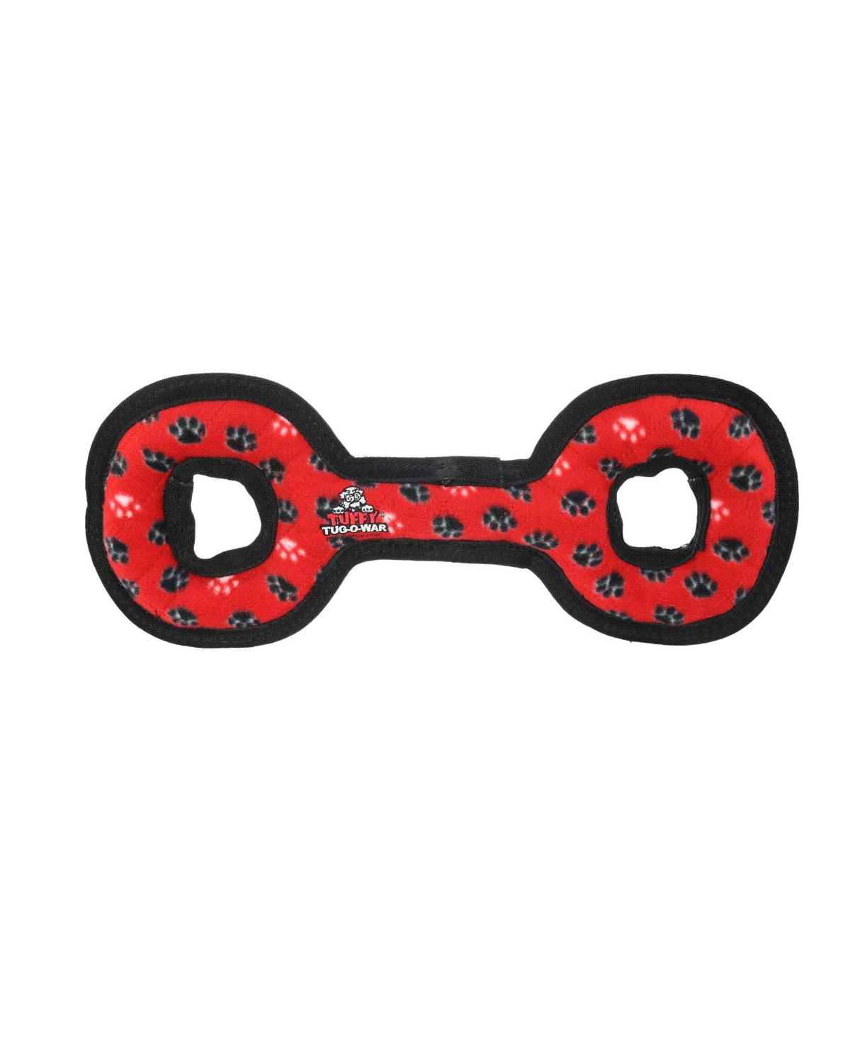 Click here for Tuffy Medium Tug-o-War Red Paw  Durable Plush Sque... prices