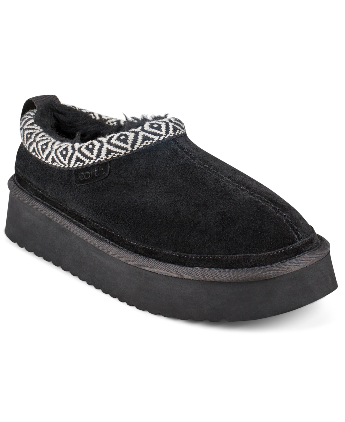 Click here for Earth Womens Fantel Round Toe Slip-On Mules - Blac... prices