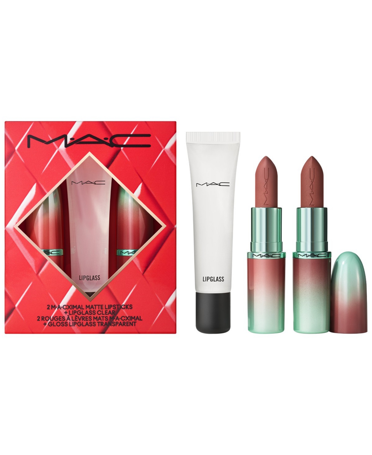 Click here for Mac 3-Pc. MACximal Lipstick and Lipglass Gift Set prices