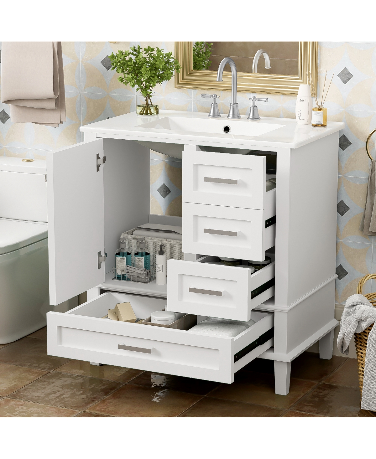 Click here for Lovmor 30inch Bathroom Vanity Modern Bathroom Cabi... prices