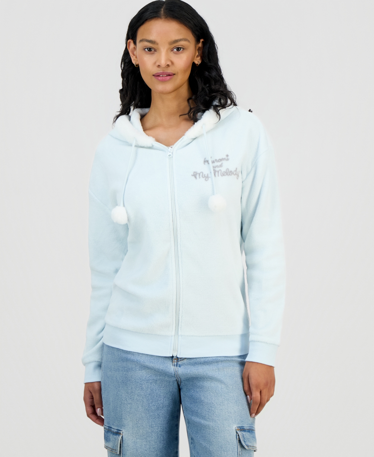 Click here for Love Tribe Juniors Kuromi & My Melody Zip-Front Fa... prices