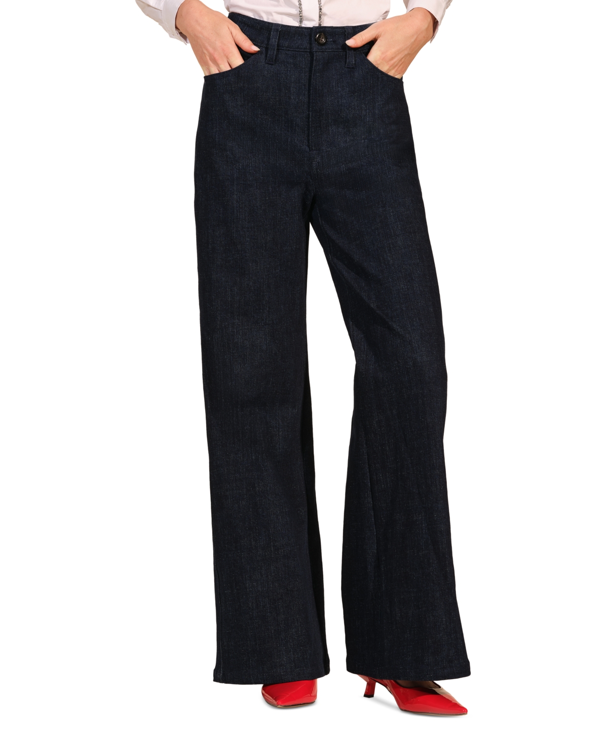 Click here for Isaac Mizrahi Womens Straight Leg Jeans - Rinse prices