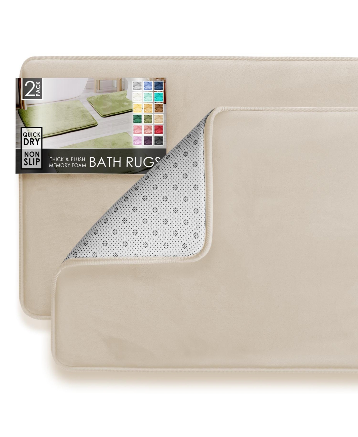 Click here for Clara Clark 2 Piece Ultra Soft Non-Slip Plush Memo... prices