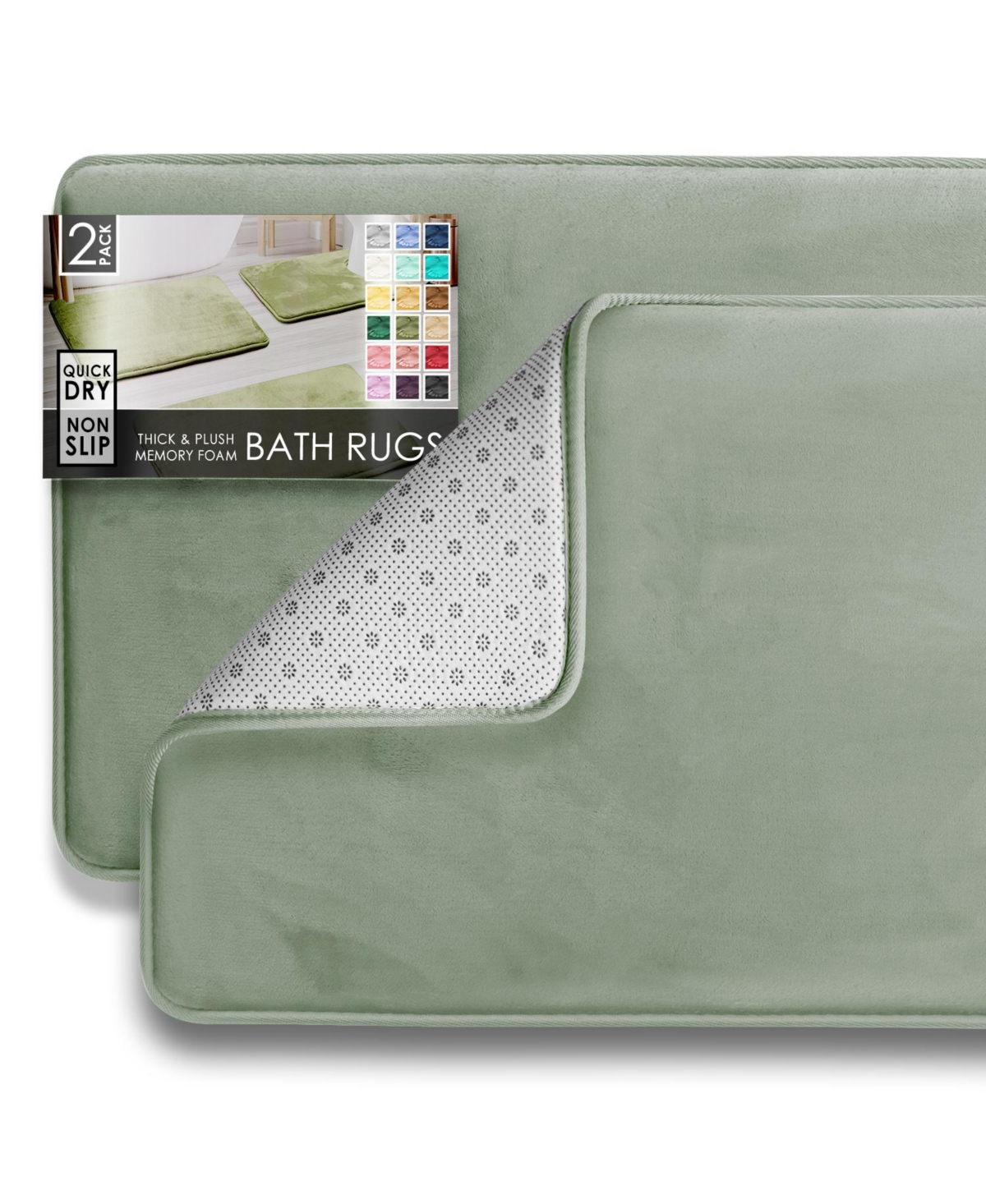 Click here for Clara Clark 2 Piece Ultra Soft Non-Slip Plush Memo... prices