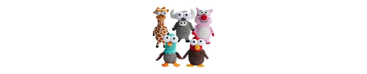 Click here for Nocciola 5 Pcs Entire Barnyard Dog Toys with Squea... prices