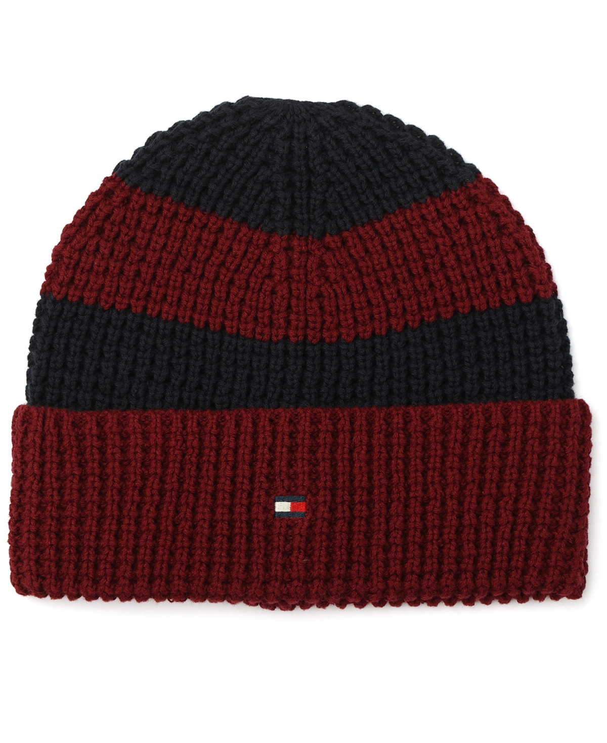 Click here for Tommy Hilfiger Mens Waffle Stripe Cuff Hat - Deser... prices