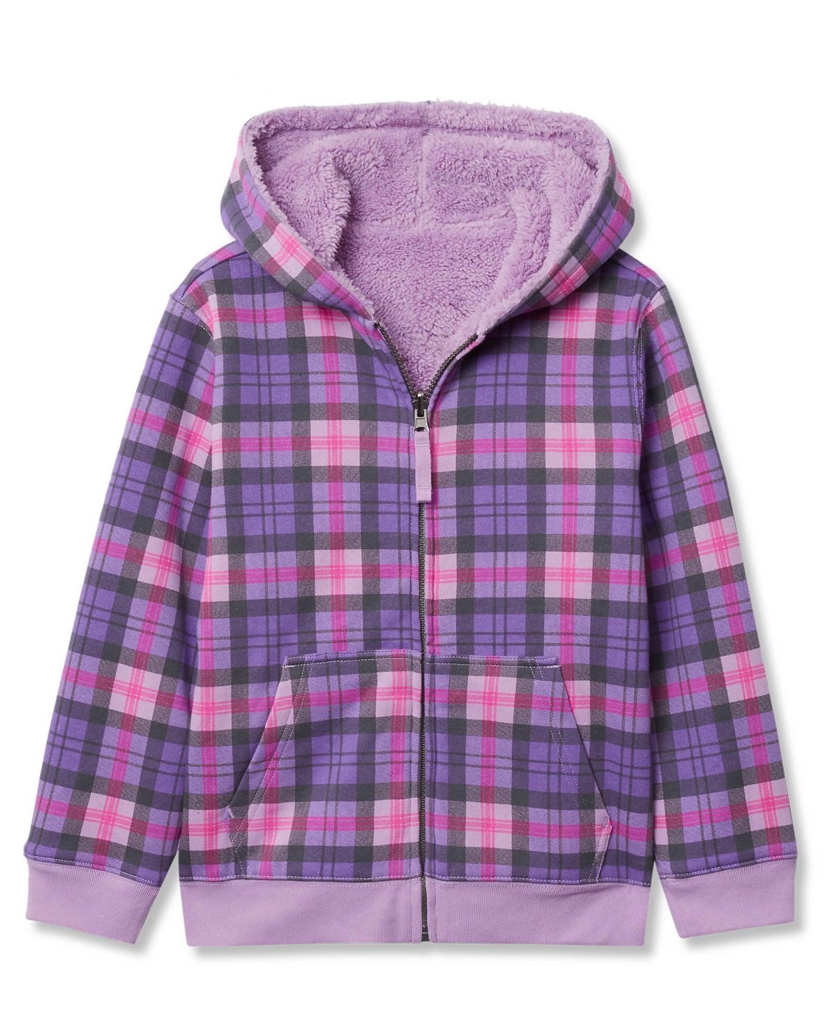 Click here for Lands End Girls Reversible High Pile Fleece Hoodie... prices