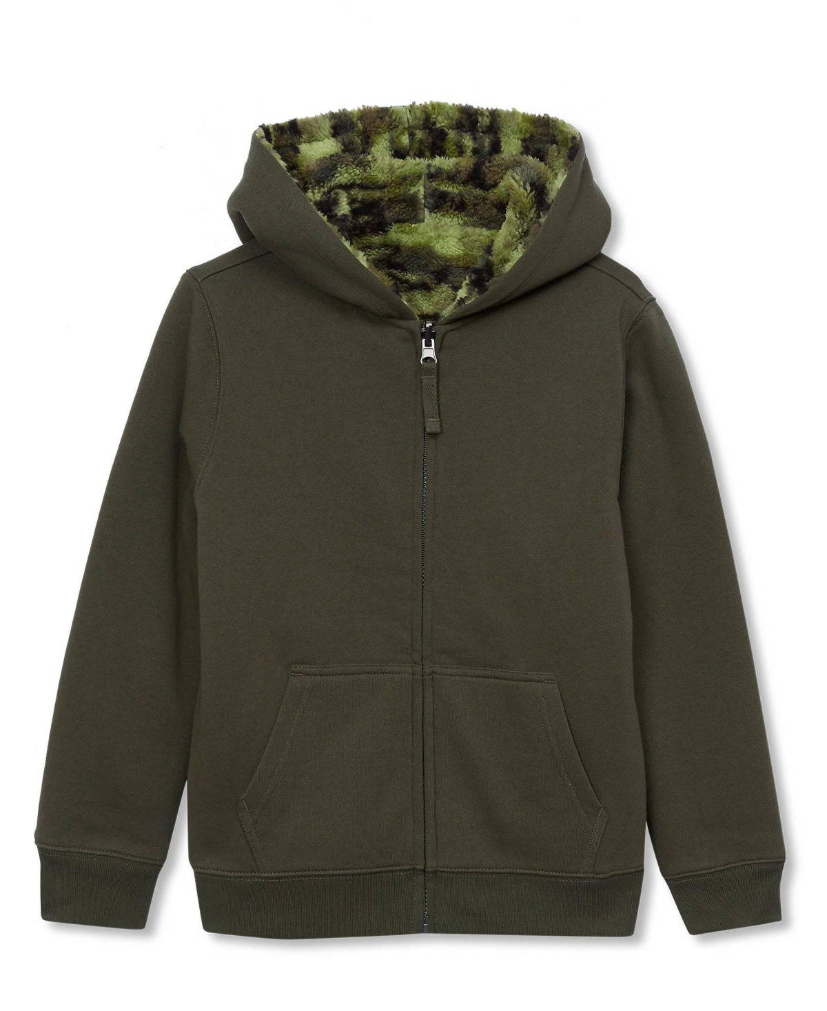 Click here for Lands End Girls Reversible High Pile Fleece Hoodie... prices