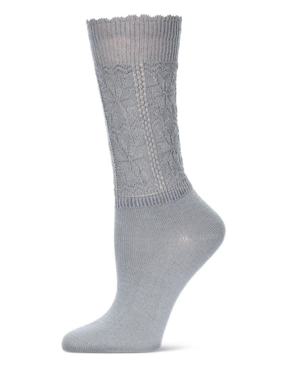 Click here for MeMoi Womens Delicate Flake Embroidered Crew Socks... prices