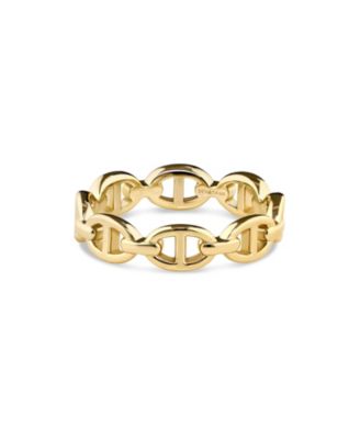 Click here for Devata Mariner Link Ring In Gold Plated Sterling S... prices