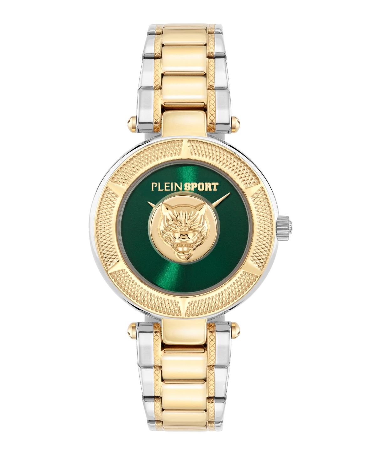 Click here for Plein Sport Womens Opium 2 Hand Quartz Two Tone Br... prices