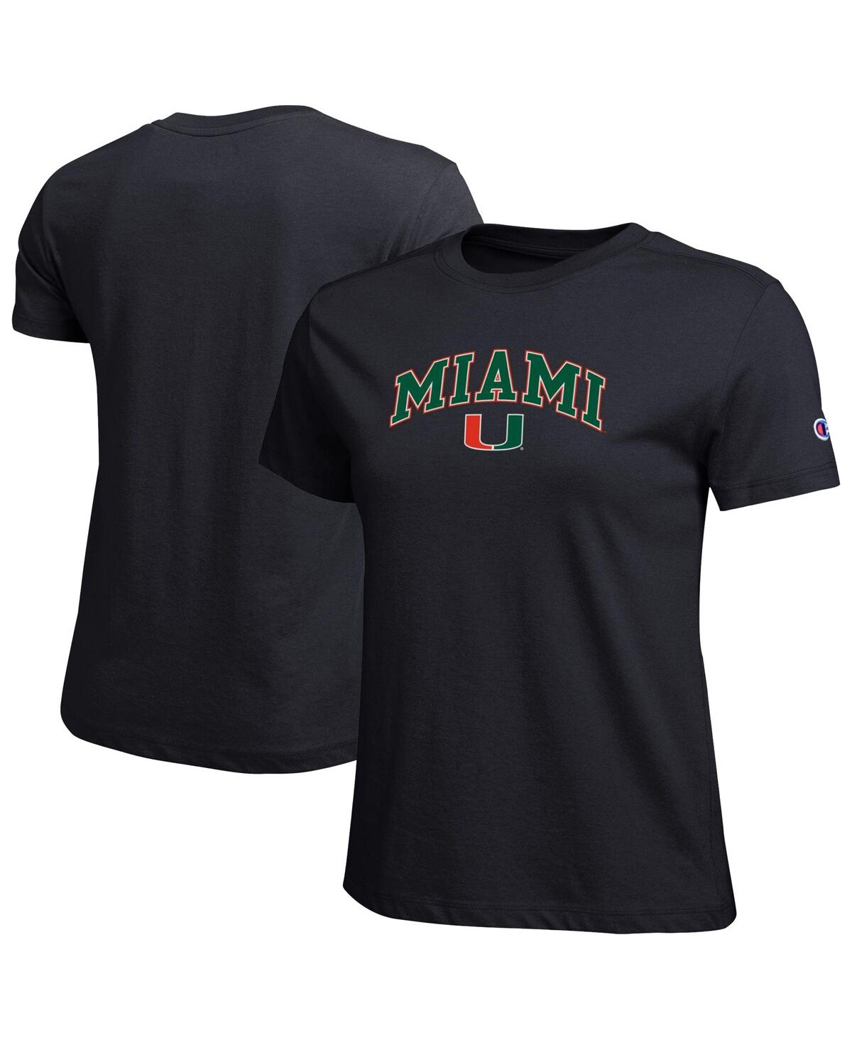 Click here for Champion Womens Black Miami Hurricanes Arched Over... prices