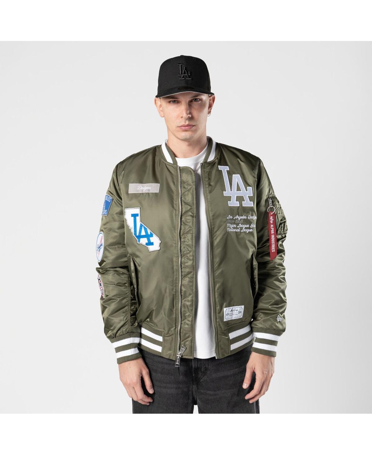 Click here for New Era Mens Green Los Angeles Dodgers Full-Zip Bo... prices