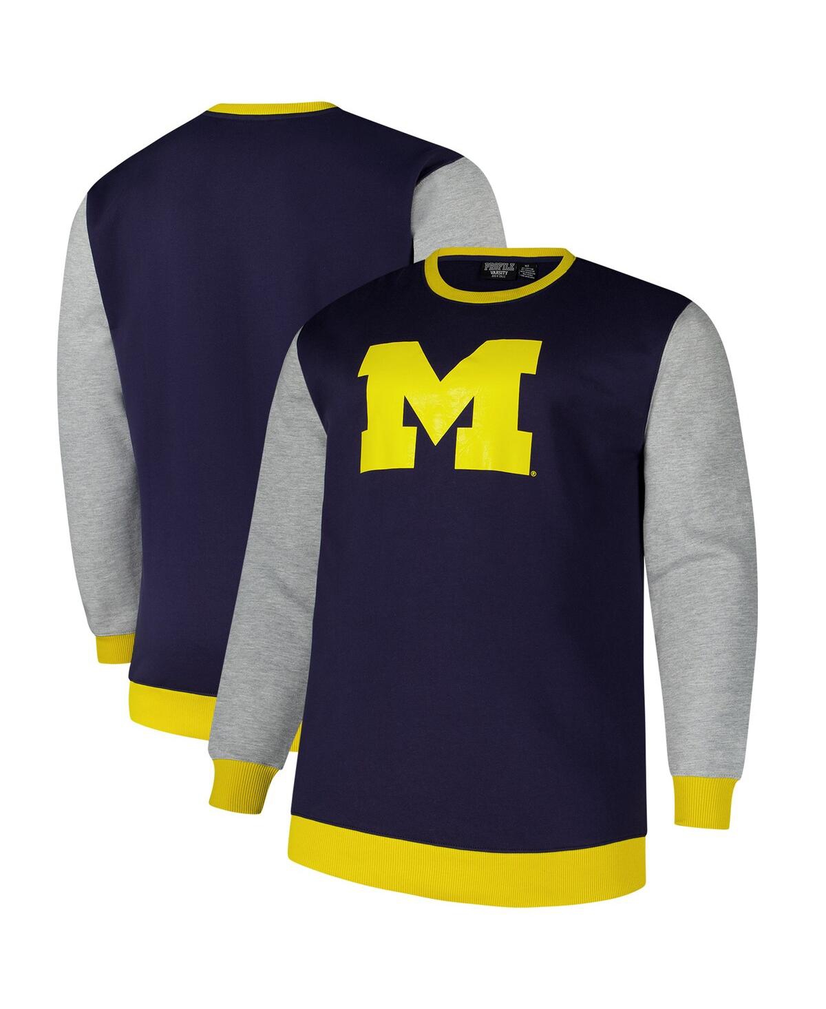 Click here for Fanatics Mens Navy Michigan Wolverines Contrast Sl... prices