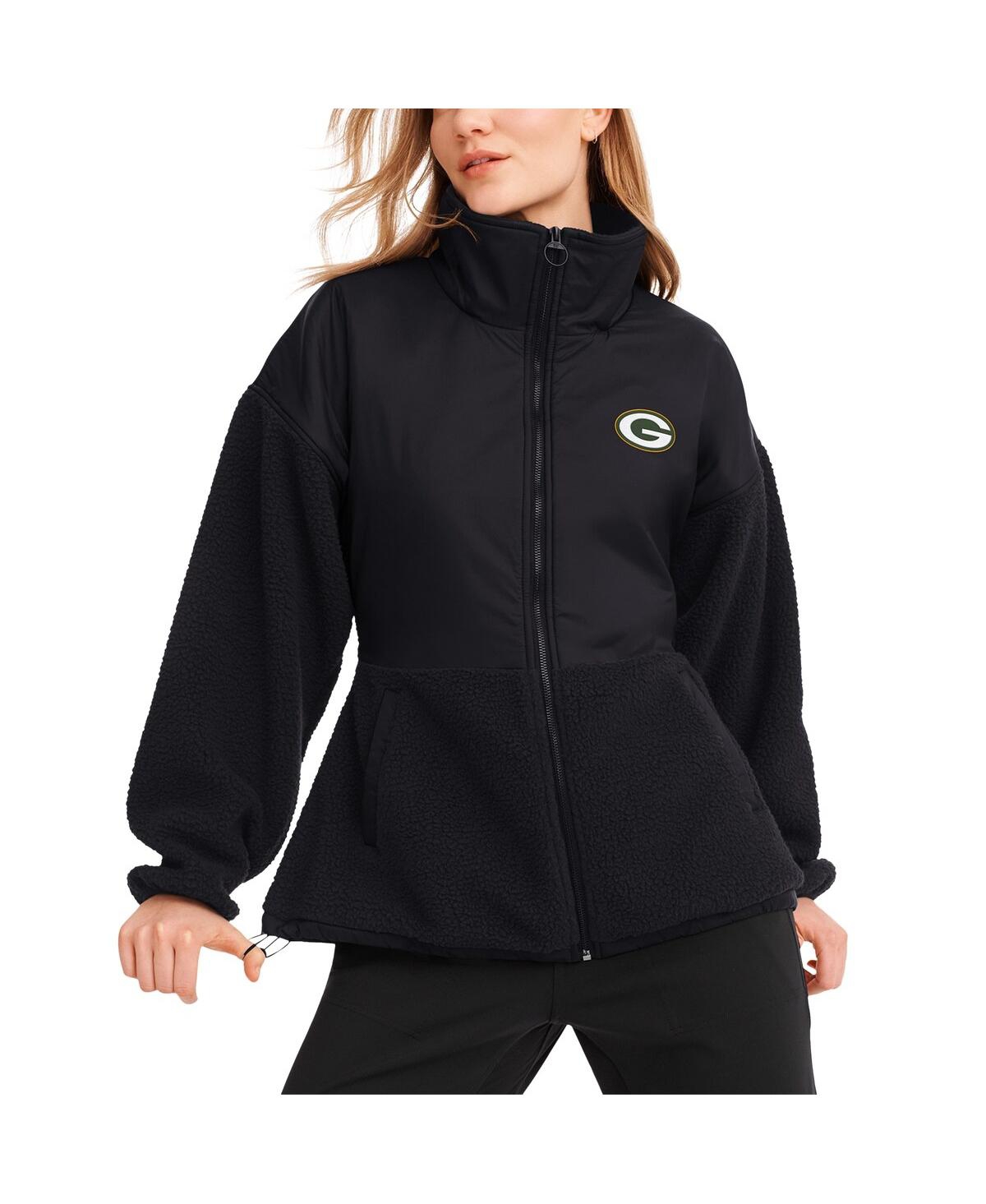 Click here for Dkny Womens Black Green Bay Packers Drew Mixed Med... prices