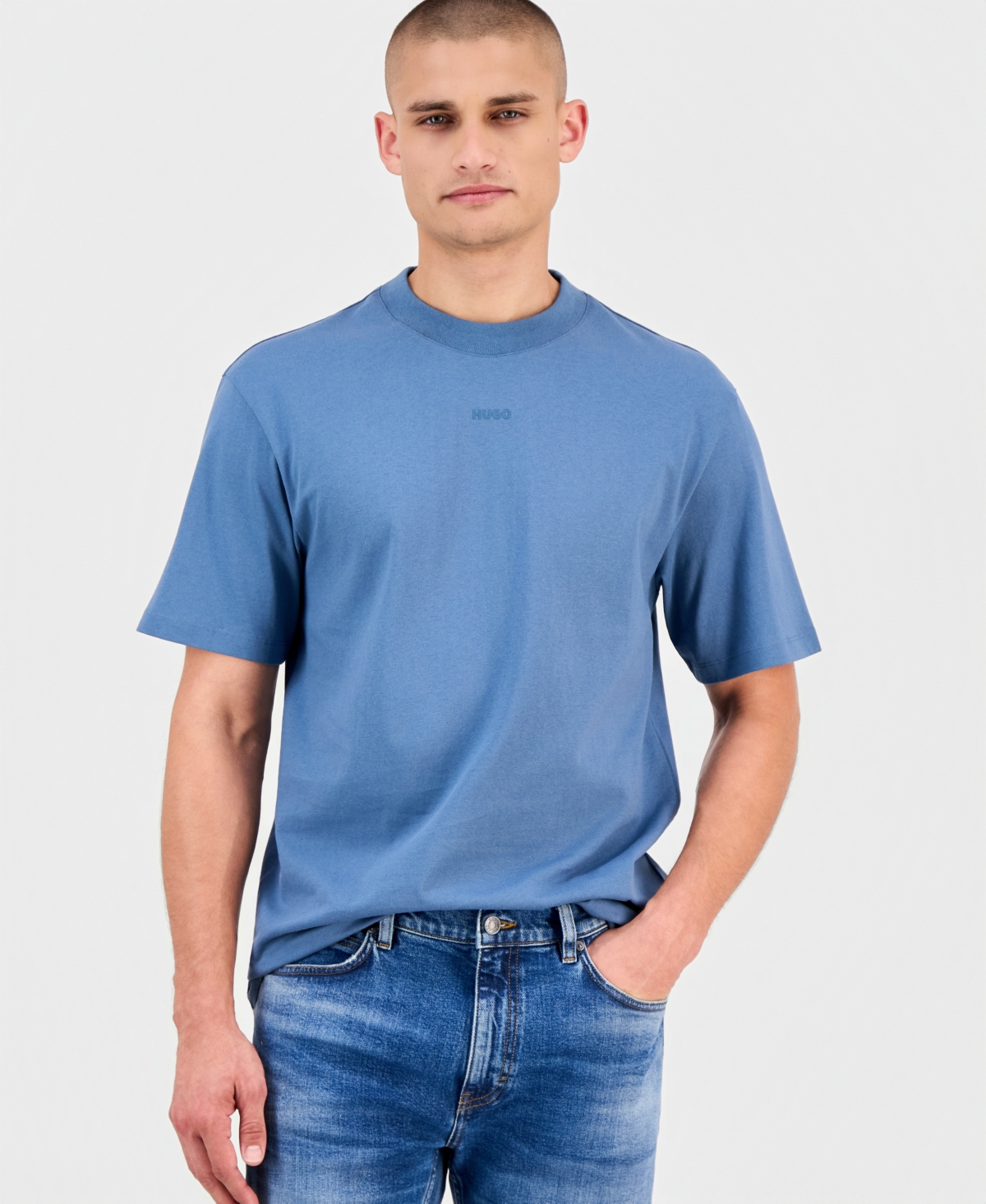 Click here for Hugo by Hugo Boss Mens Dapolino Logo T-Shirt - Blu... prices