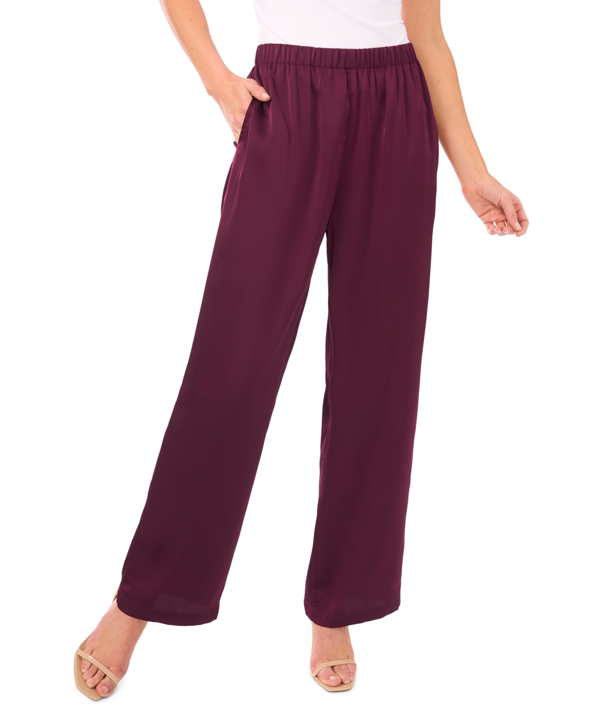 Click here for CeCe Womens Mid Rise Elastic Waist Pants - Potent... prices