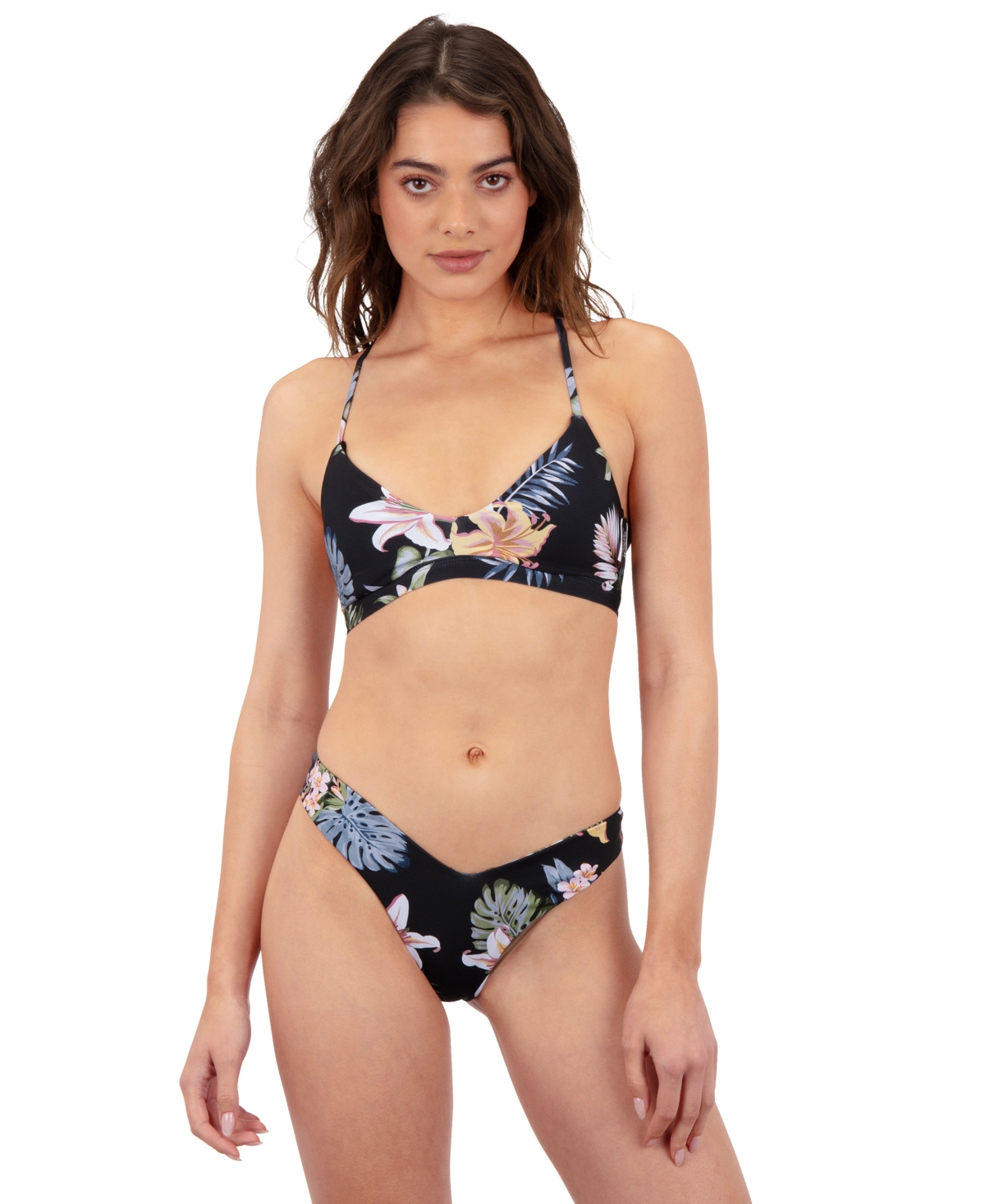 Click here for Hurley Womens Lily Lux V Front Skimpy Swim Bottoms... prices